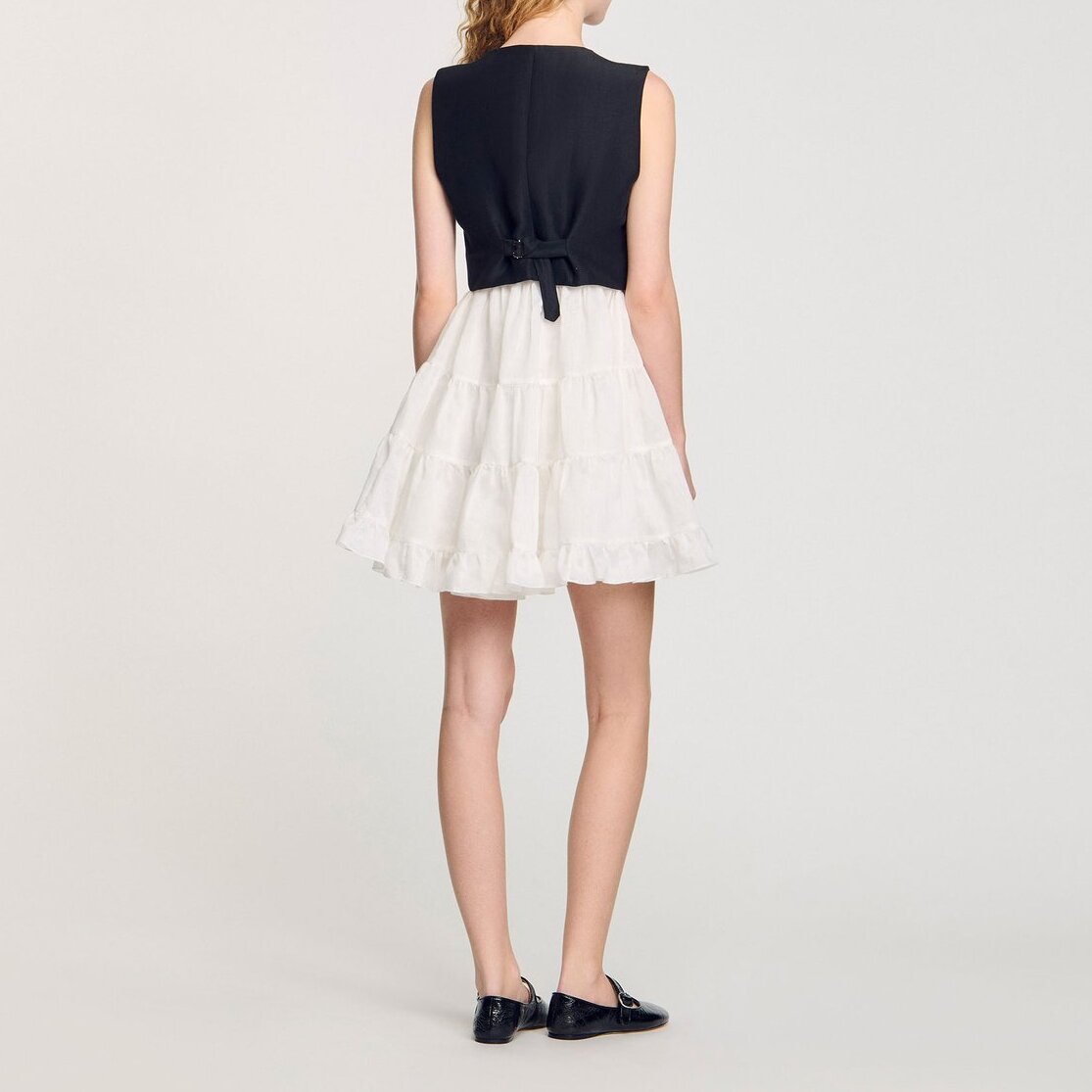 Two-tone Short dress
